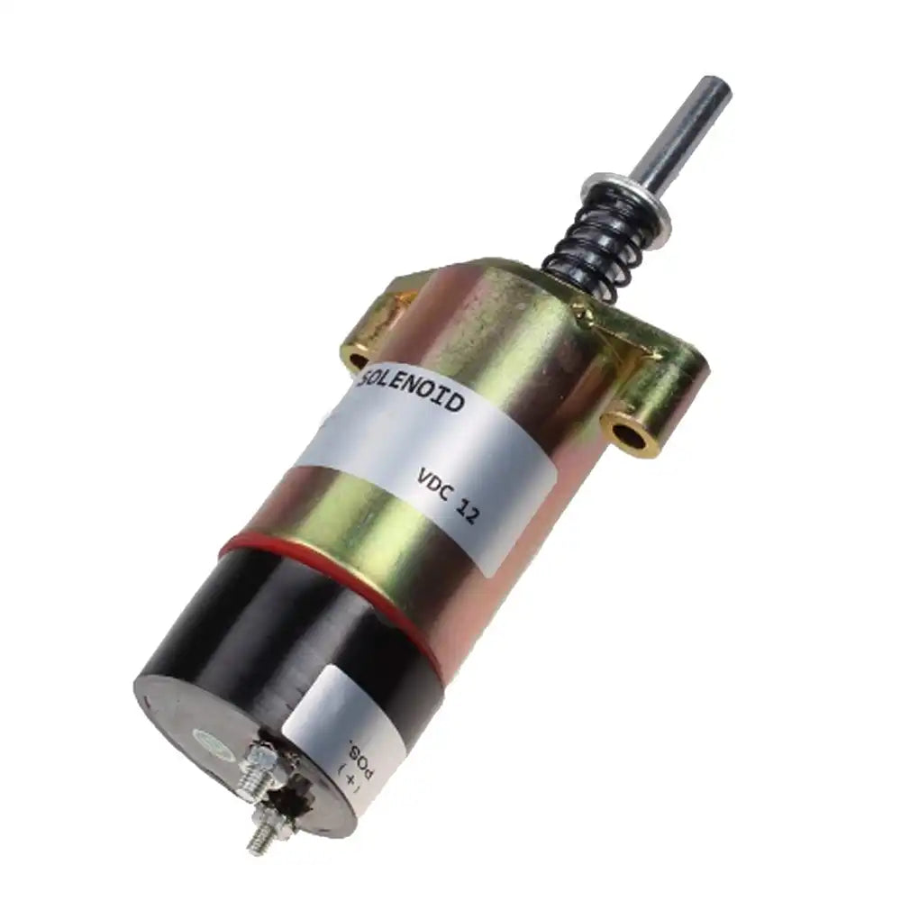 12V Stop Solenoid 125-5773 For Caterpillar 3204 3304 3304B Engine ...