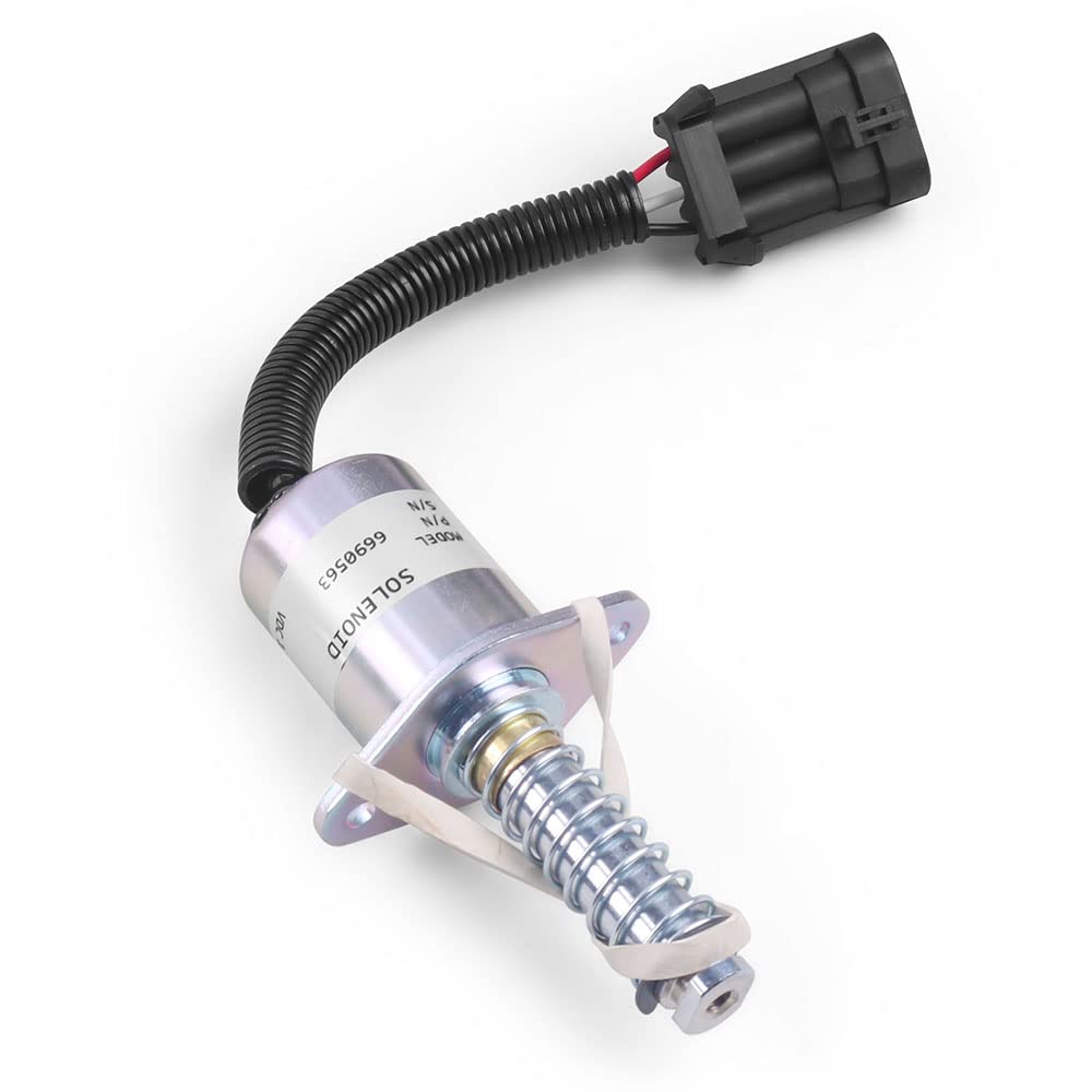 12V Shut off Solenoid 6690563 for Bobcat S300 S220 S130 S150 Loader ...