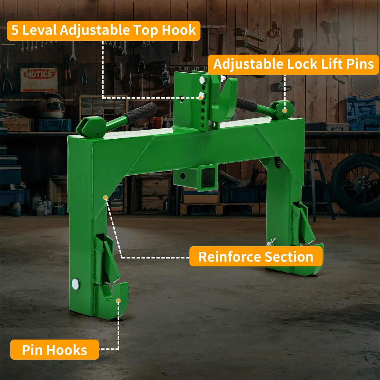 3000LBS 3-Point Quick Hitch｜Perfect 3PT Attachments for Category 1 & 2 ...