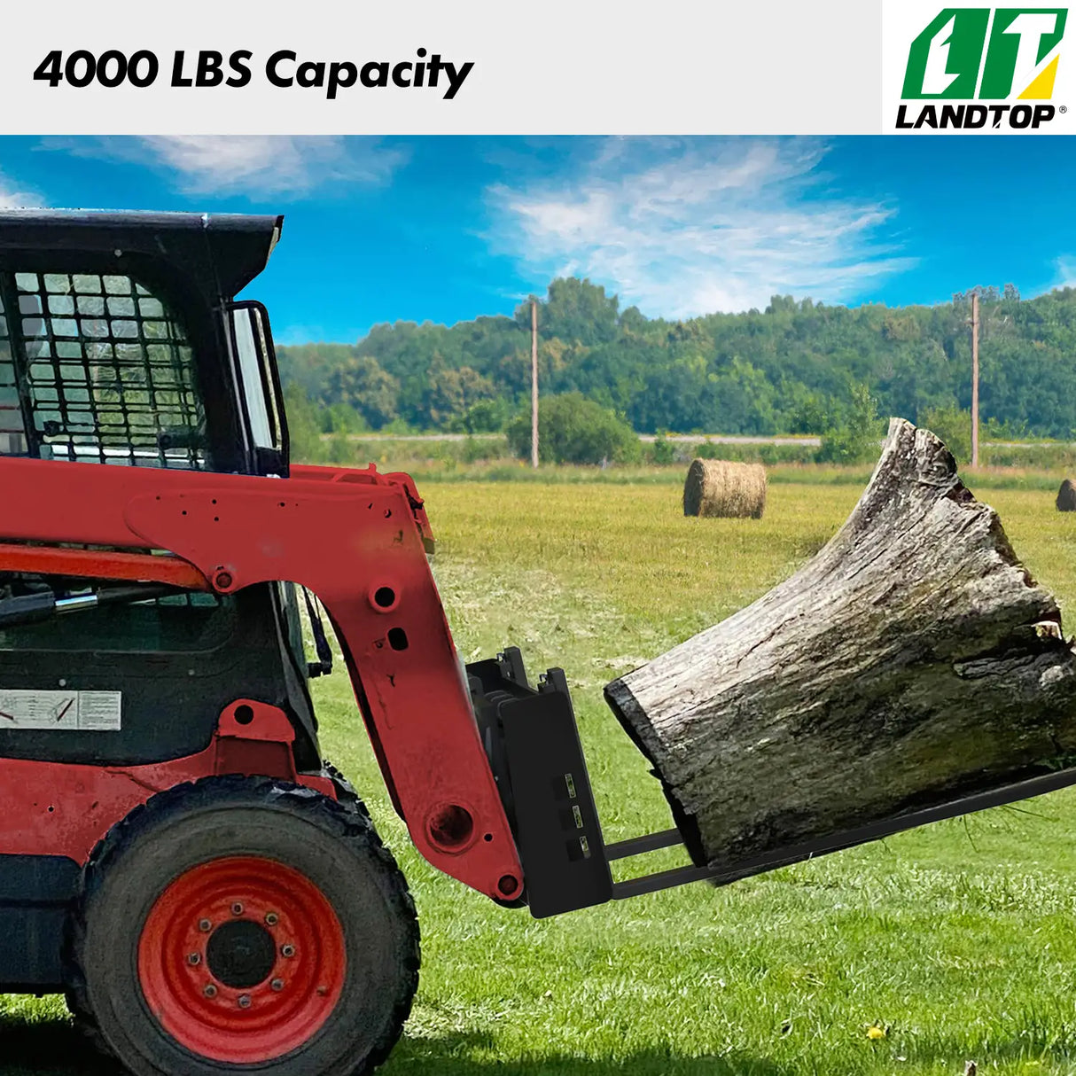 4000lbs Pallet Forks Frame Attachment With 2 Inch Receiver Hitch ...