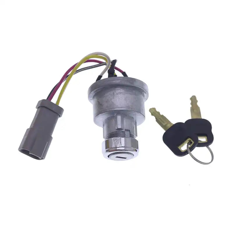 Ignition Switch 142-8858 With 2 Keys for Caterpillar Loaders 906 257B ...