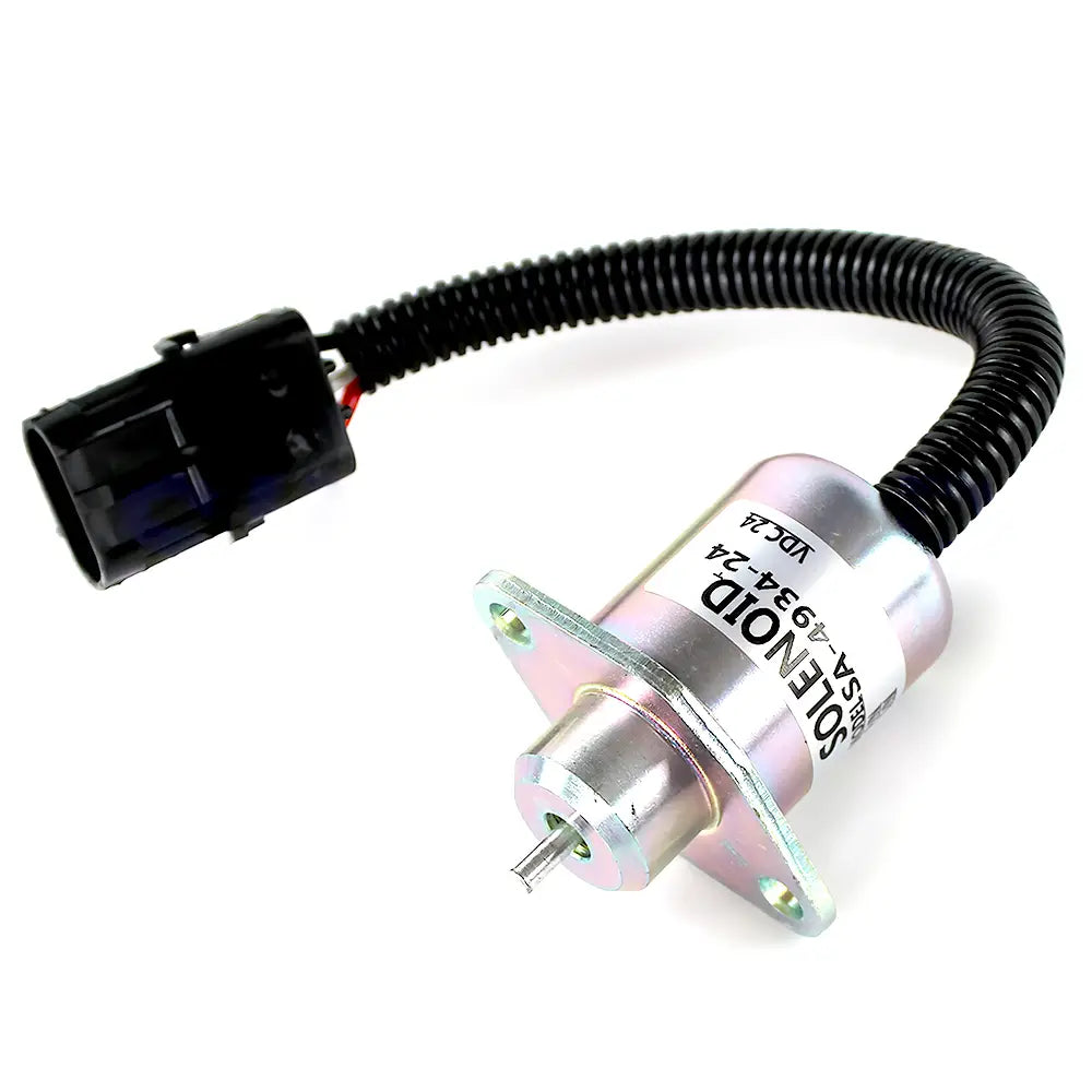 24V Stop Solenoid 2848A279 SA-4934-24 For Perkins 700 Series Engine ...